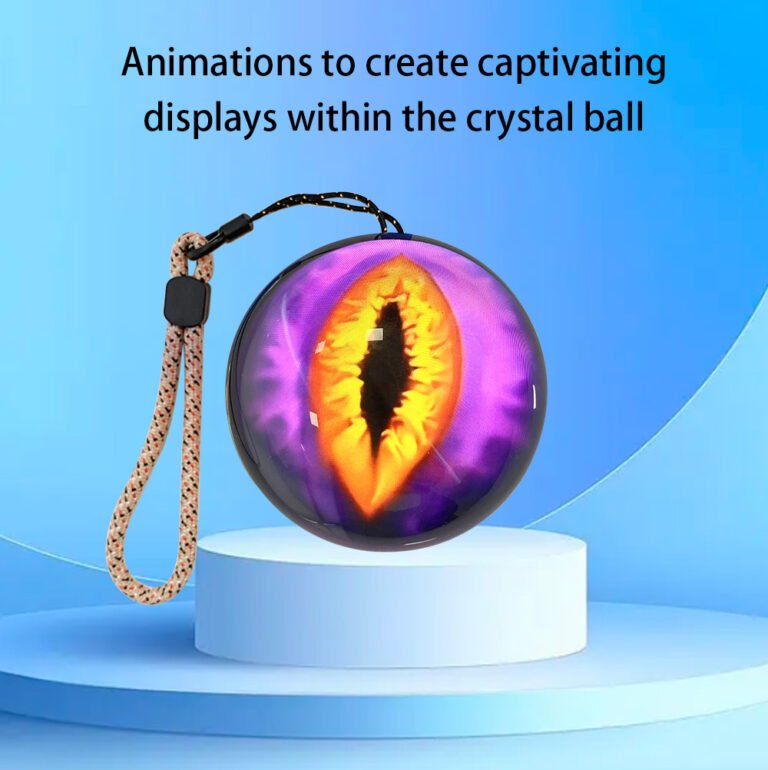 3D Crystal Naruto Sharingan Eye Ball Custom Video Uploadable Display ...